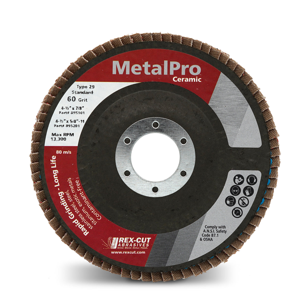 MetalPro Ceramic Flap Discs | Abrasive Discs for Metalworking – Rex-Cut ...